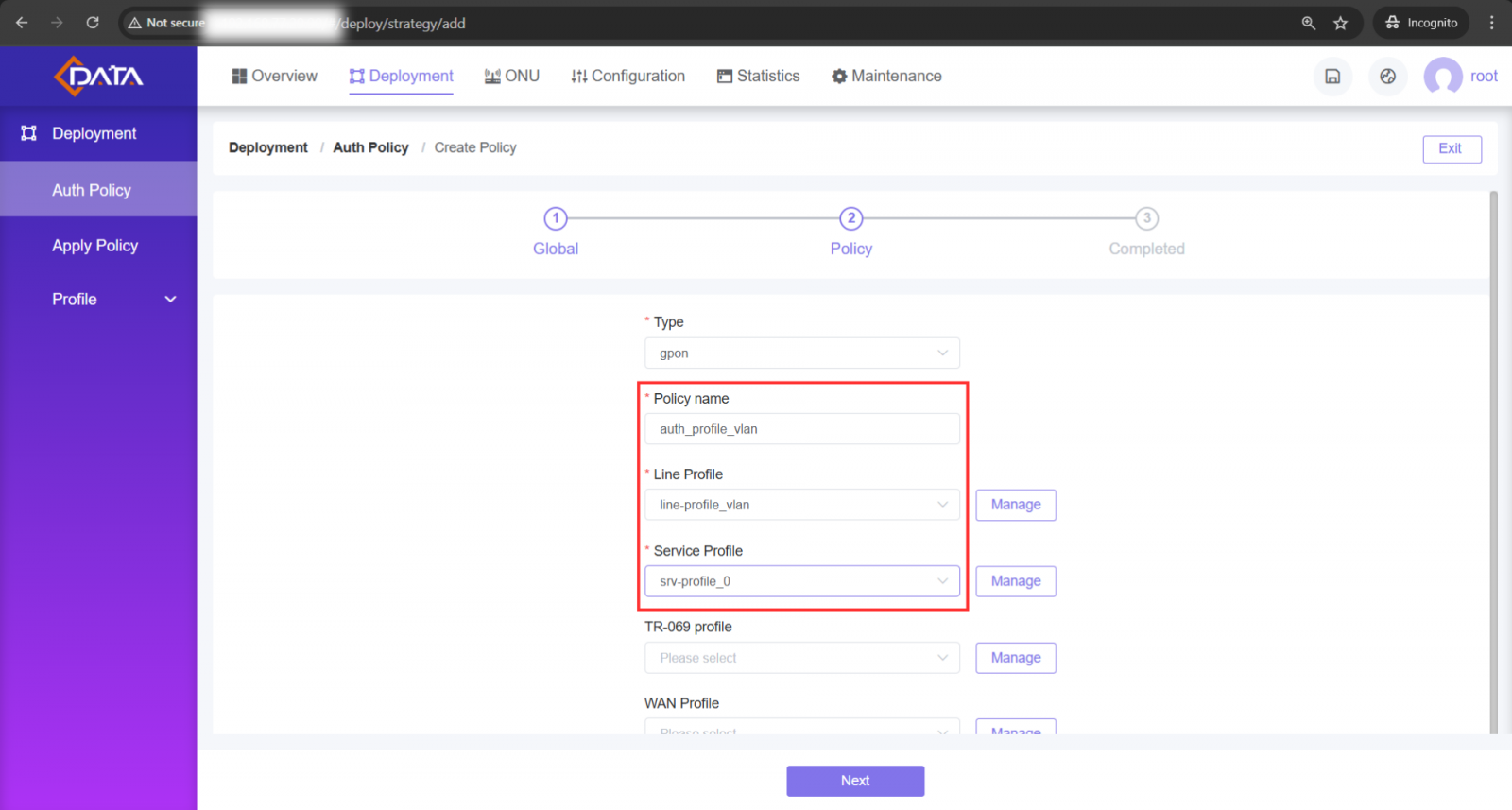 Citraweb.com : Implementasi VLAN di OLT dan ONU C-Data